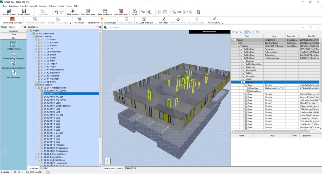 BIM World Munich: SOFTTECH lanciert neue Version von AVANTI - AVA-Software mit vielen neuen ...